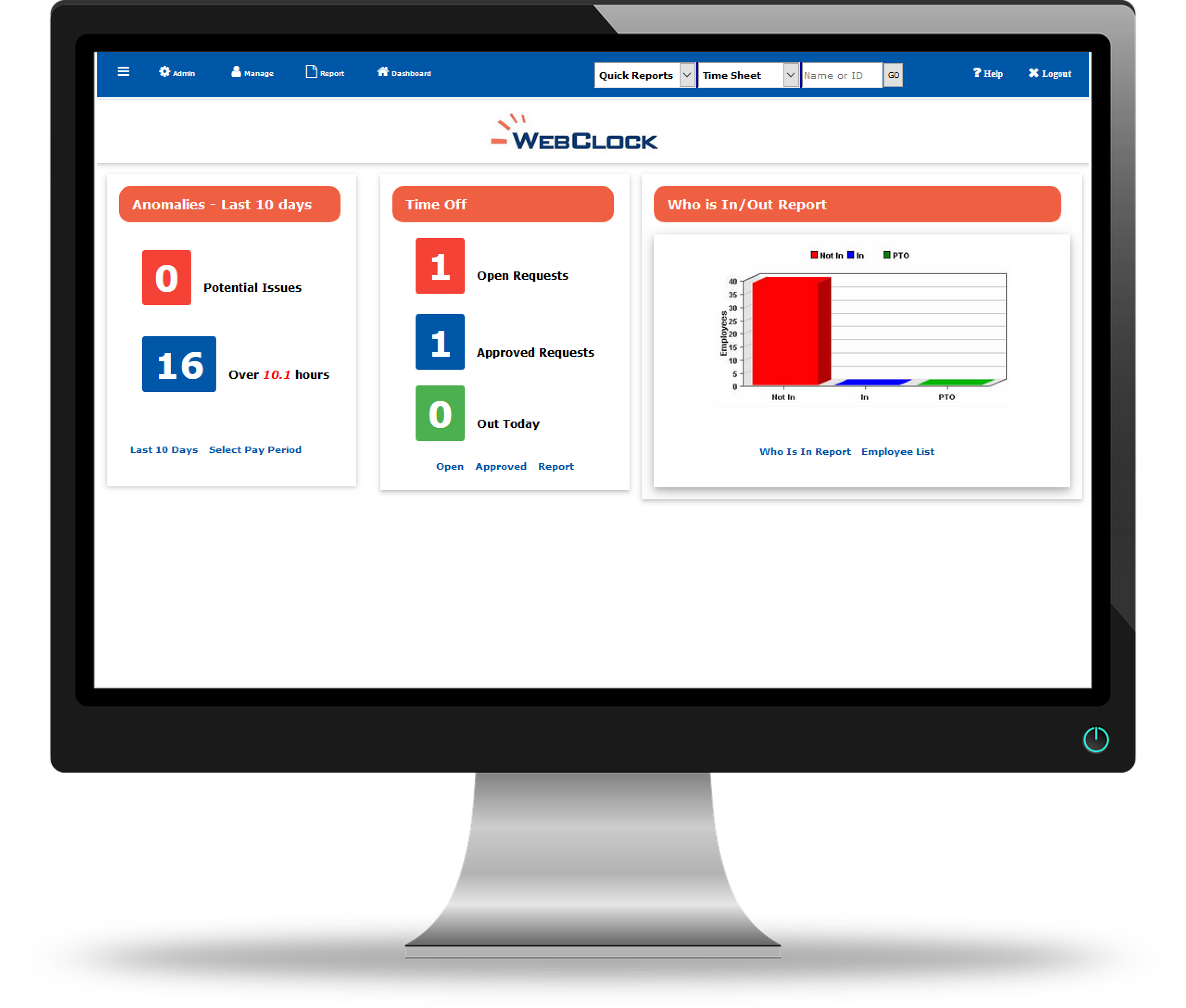 Web Based Time and Attendance Software ITCS WebClock